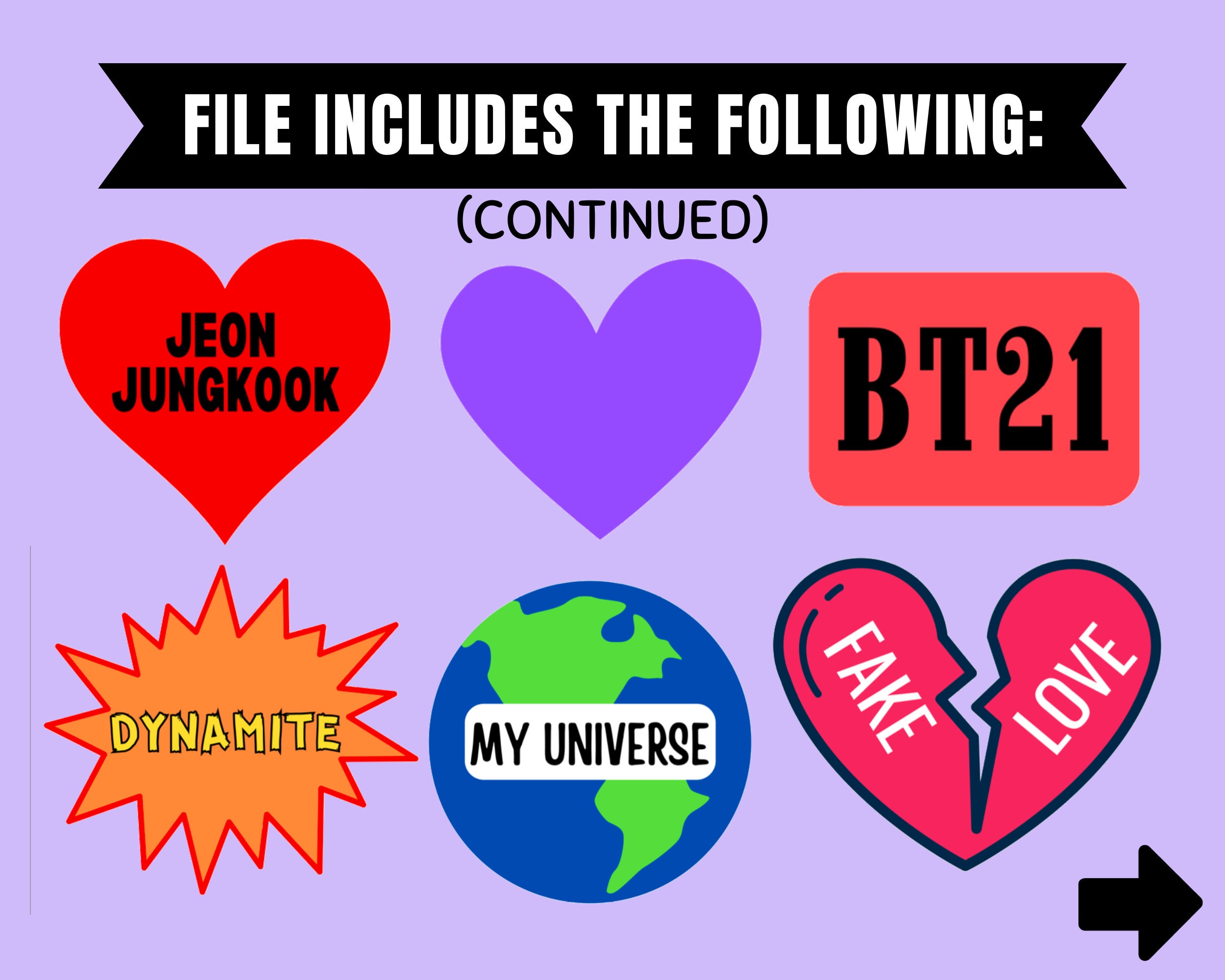 BTS Photo Booth Props Printable | BTS Birthday Party Decorations ...