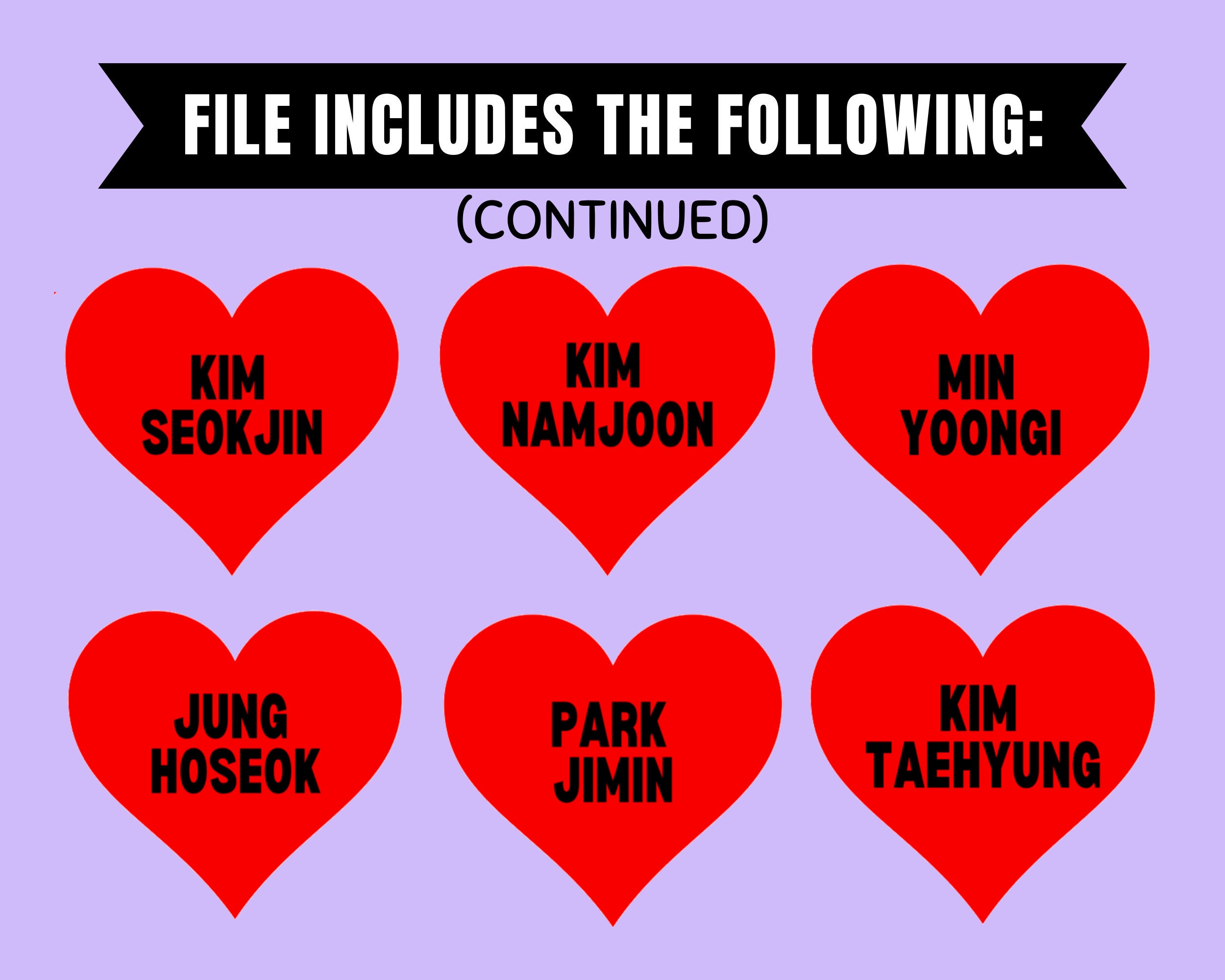 BTS Photo Booth Props Printable BTS Birthday Party Instant - Etsy Canada