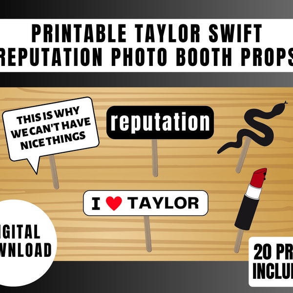 Swiftie Photo Booth - Etsy