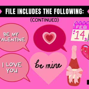 Valentine's Day Photo Booth Props Printable | Birthday Party ...