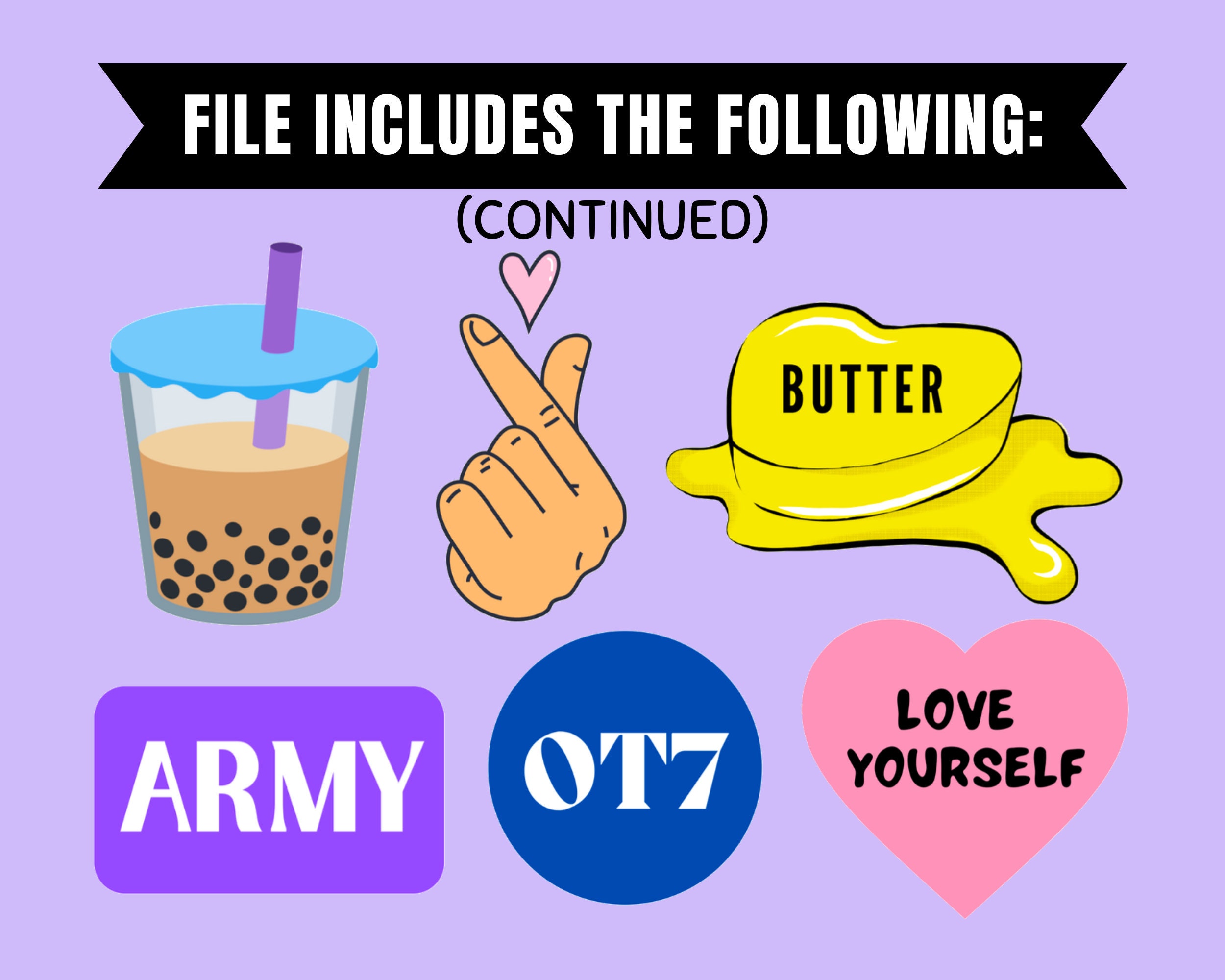 BTS Photo Booth Props Printable BTS Birthday Party Instant - Etsy Canada