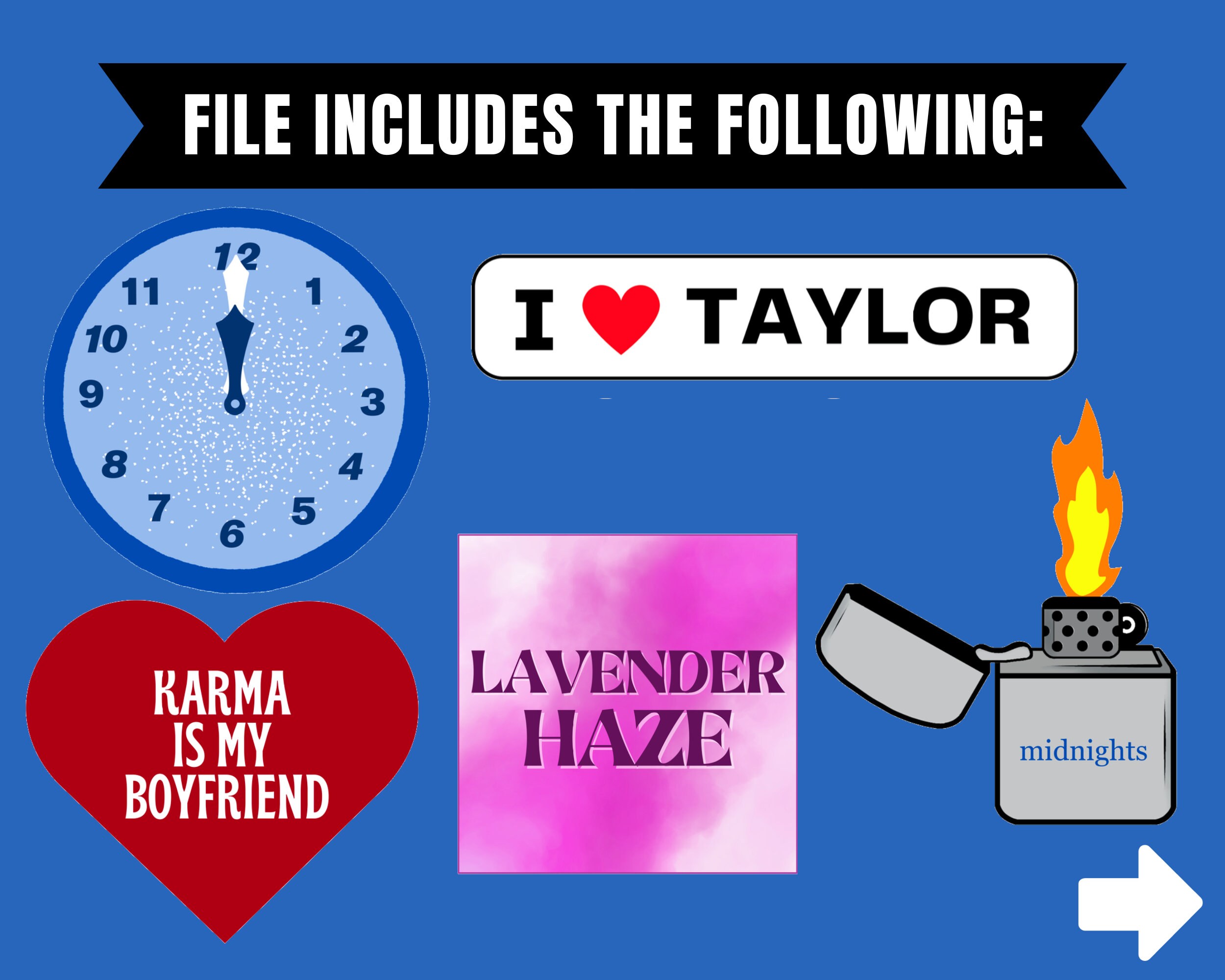 Taylor Swift Midnights Photo Booth Props Printable Taylor Swift ...