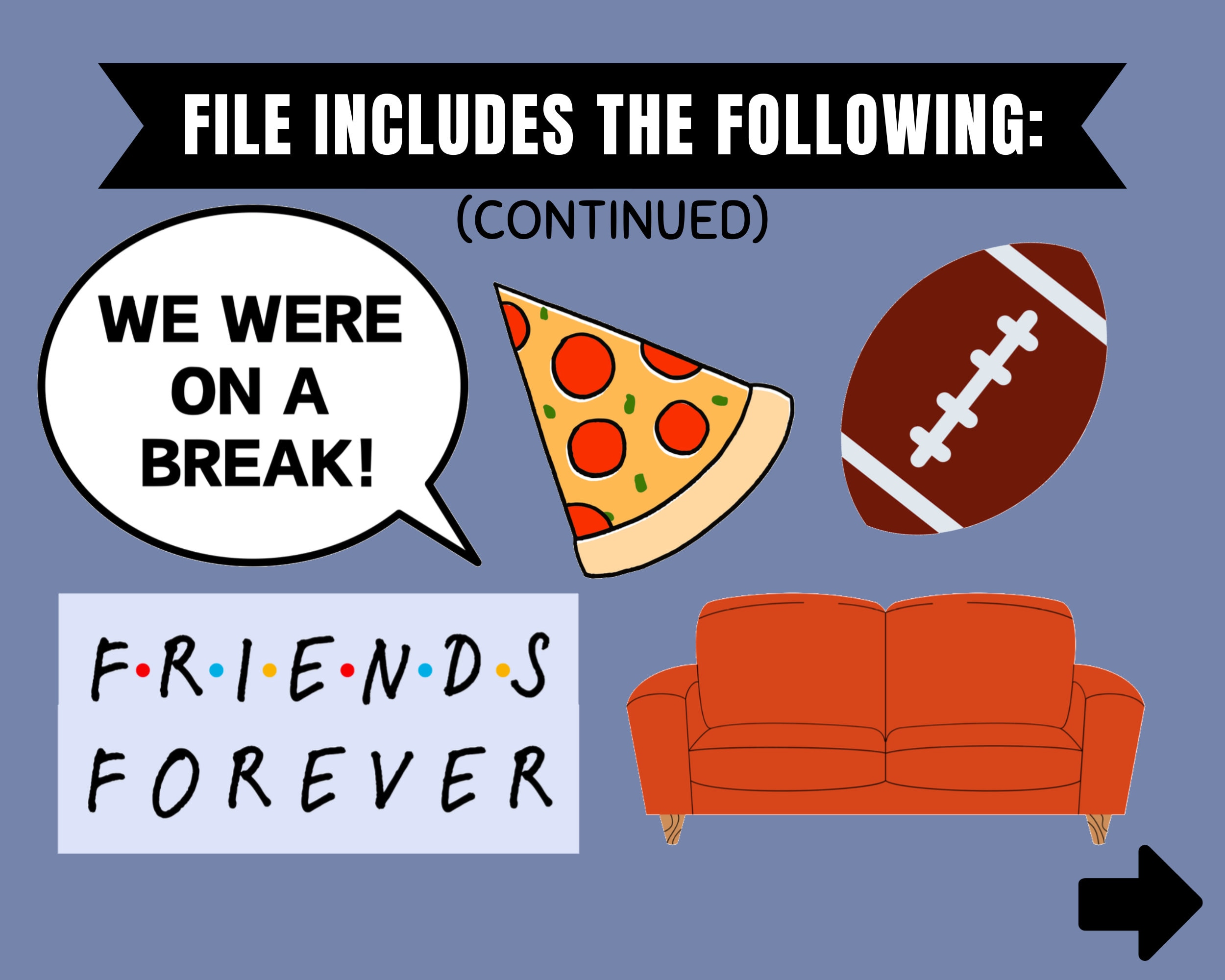 Friends Photo Booth Props Printable | Friends Birthday Party ...