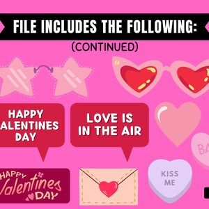 Valentine's Day Photo Booth Props Printable | Birthday Party ...