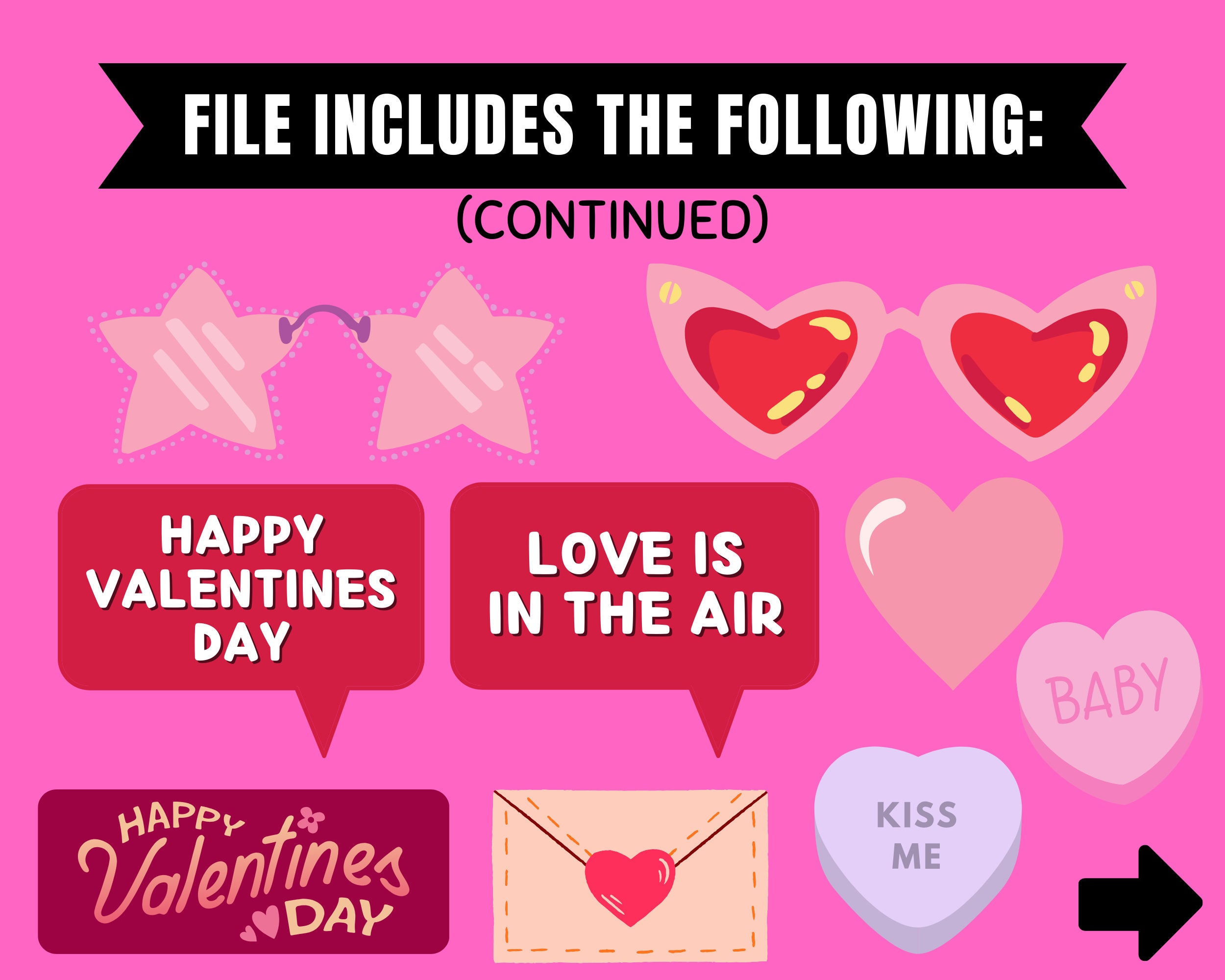Valentine's Day Photo Booth Props Printable | Birthday Party ...