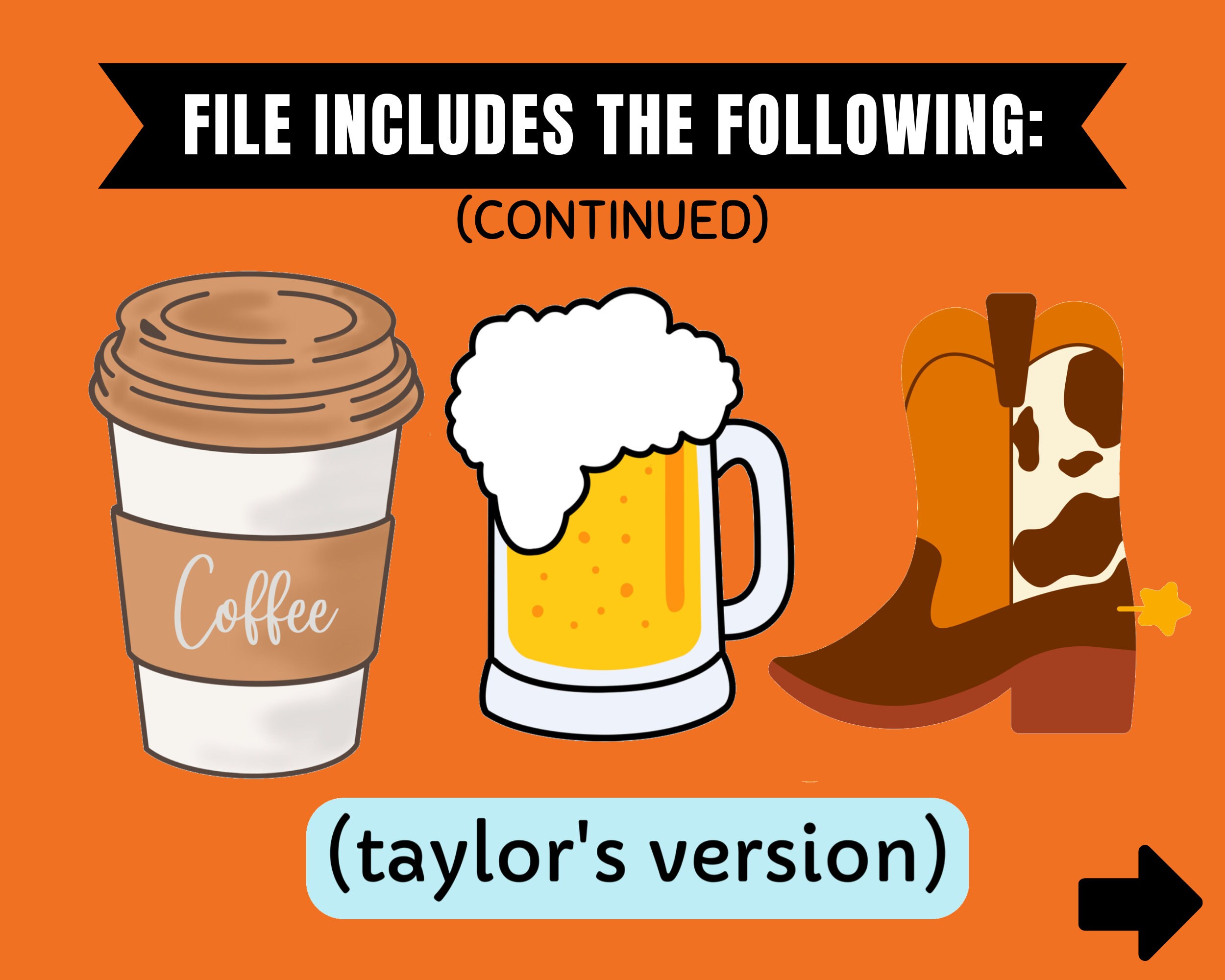 Taylor Swift Evermore Photo Booth Props Printable Taylor Swift Birthday ...