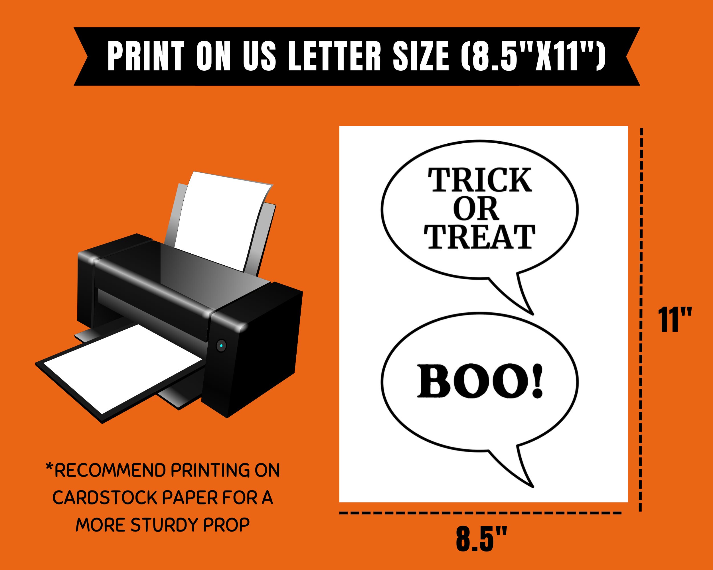 Halloween Photo Booth Props Printable | Halloween Party Decorations ...