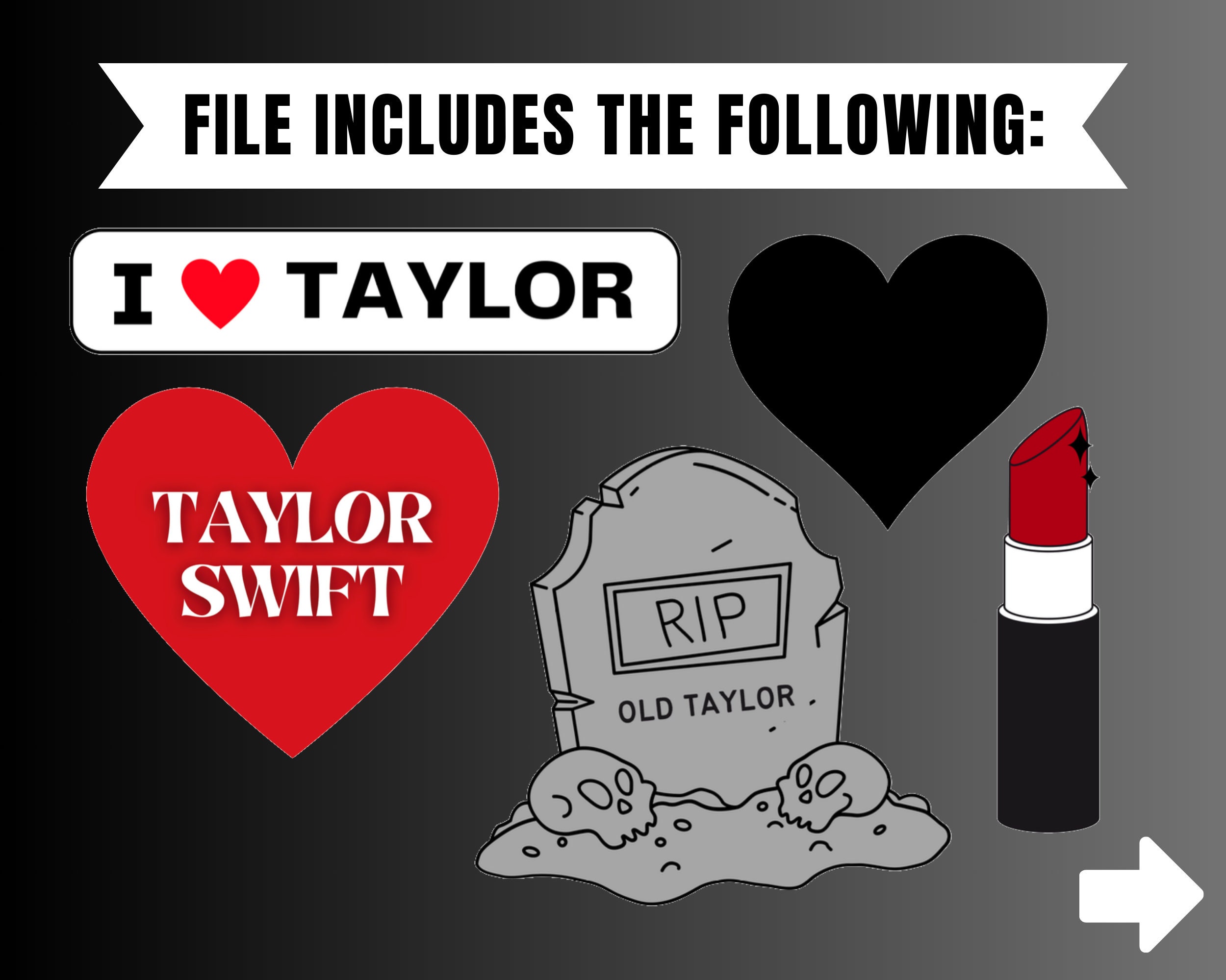 Taylor Swift Reputation Photo Booth Props Printable Taylor Swift ...