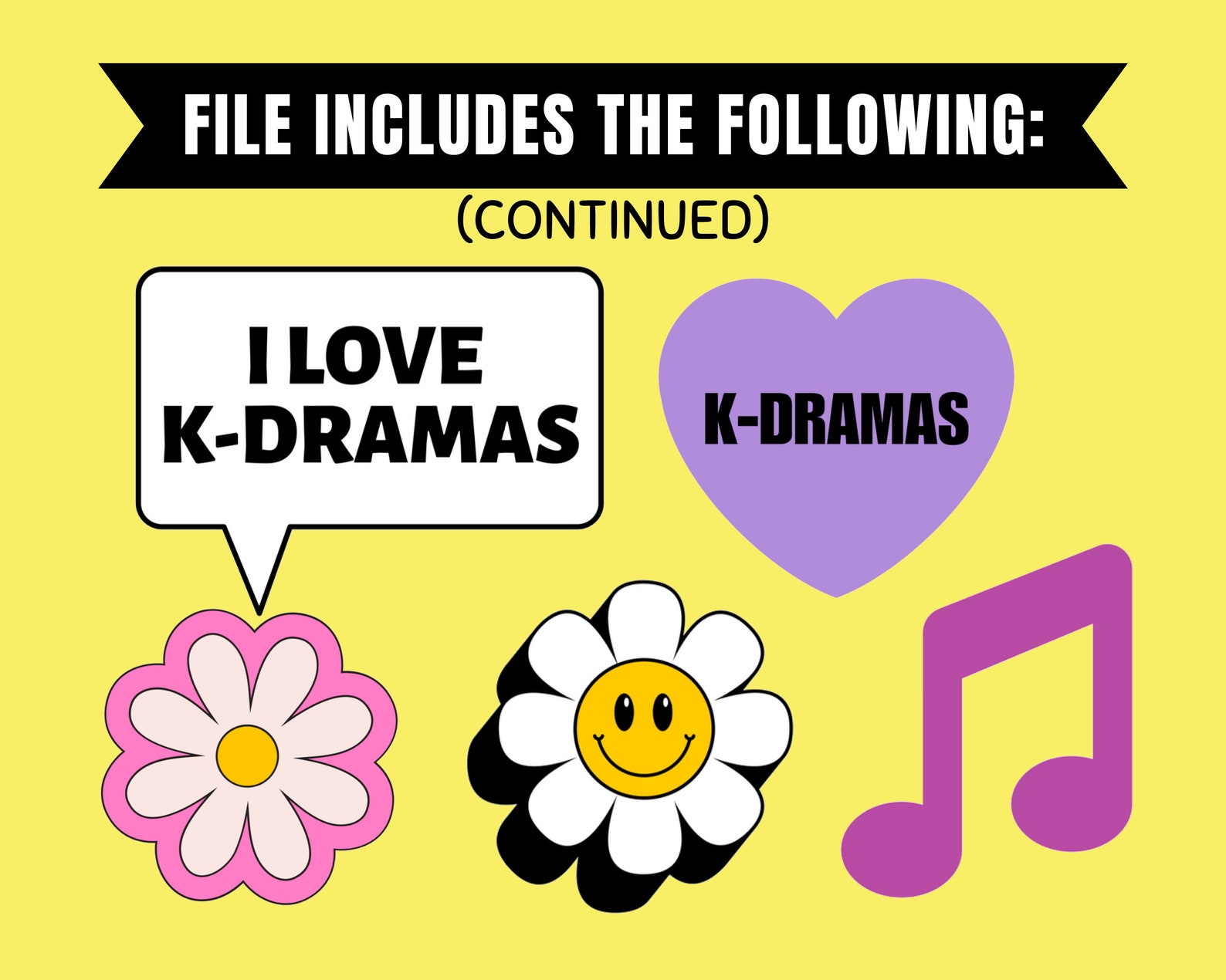 K-POP Photo Booth Props Printable | K-POP Birthday Party Decorations ...