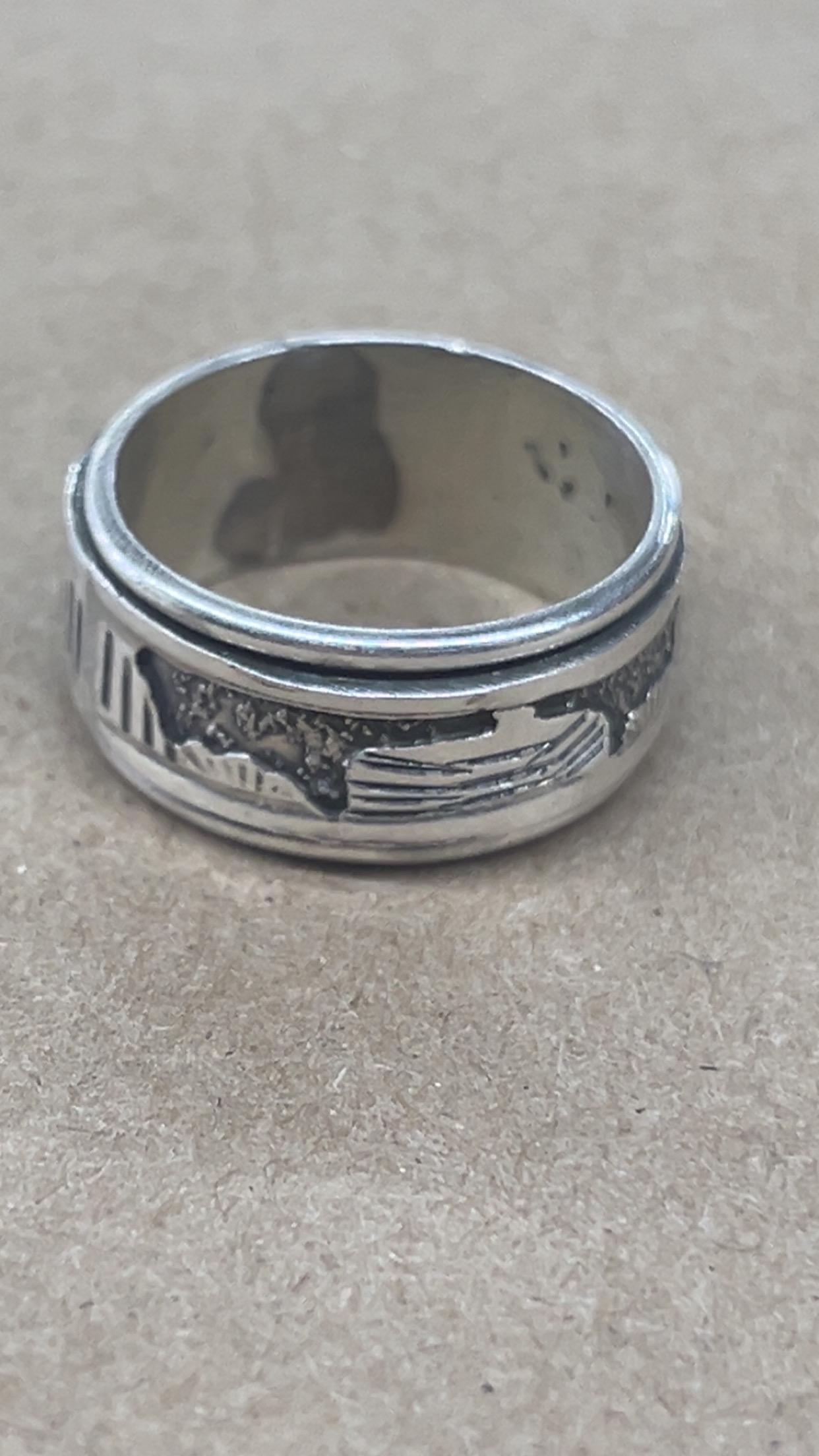 Native American Navajo Jewelry Handmade Storyteller Sterling Silver ...