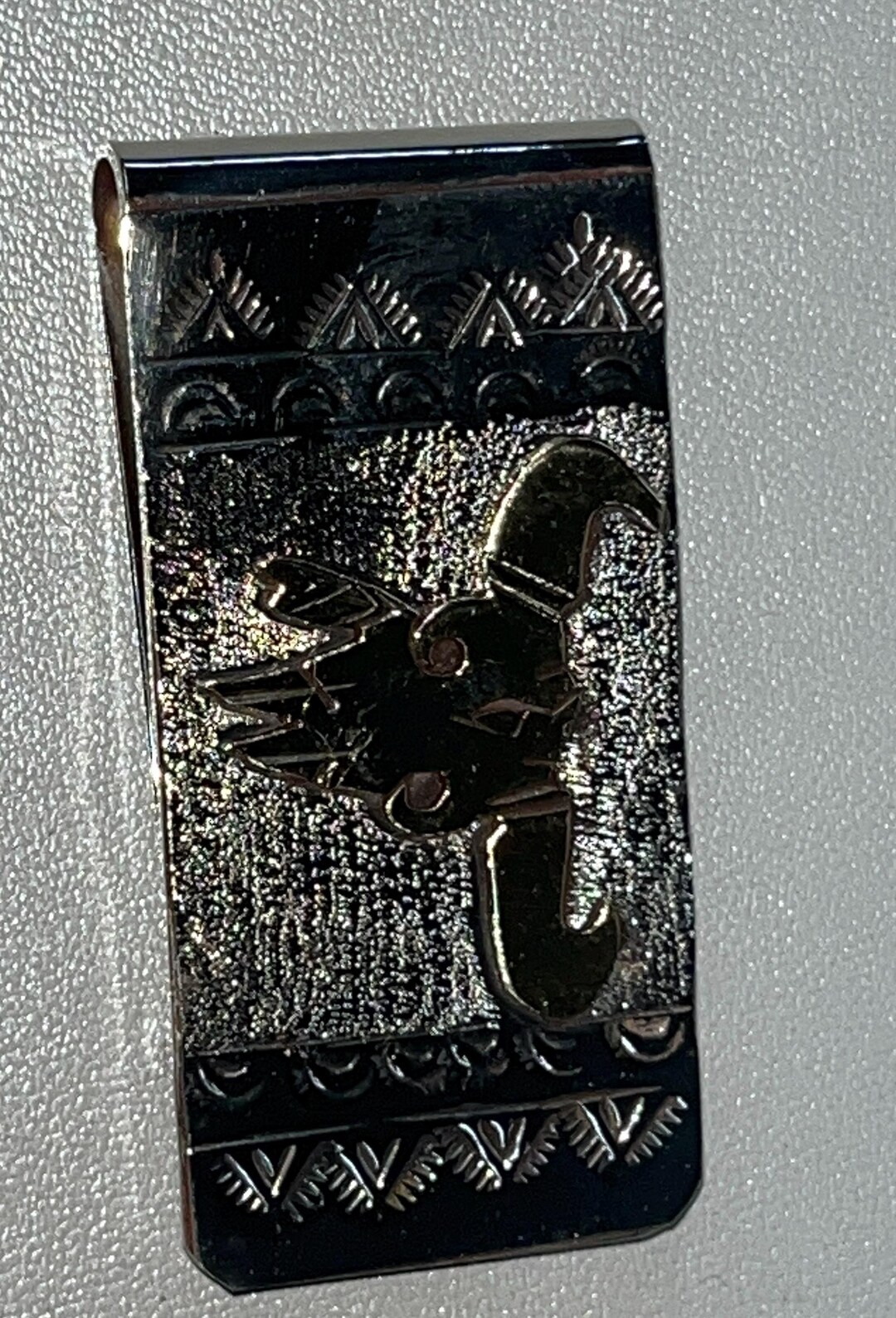 Native American Navajo Handmade Turquoise Sterling Silver Money Clip ...