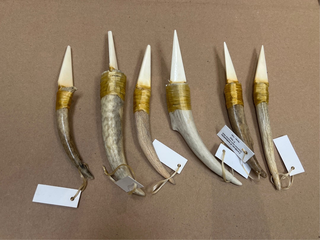 Native American Navajo Handmade Elk Navajo Bone Knife Sacred ...