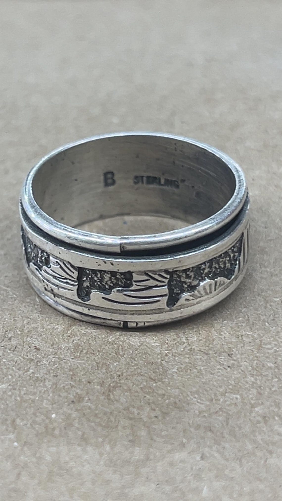 Native American Navajo Jewelry Handmade Storyteller Sterling Silver ...