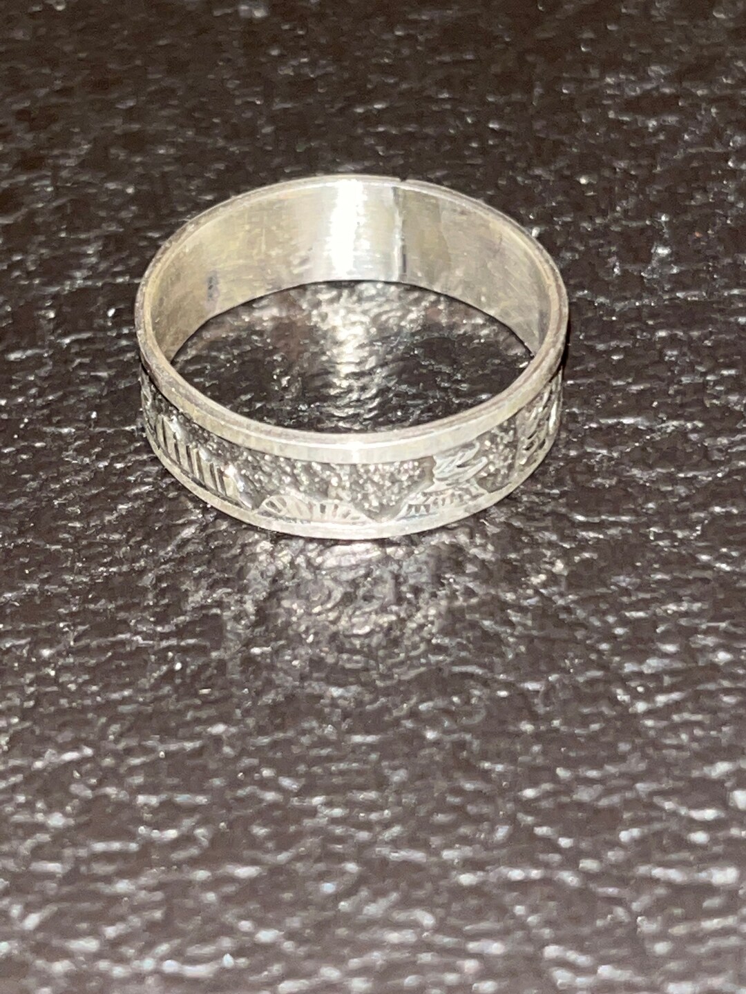 Navajo Handmade Storyteller Sterling Silver Ring Size 12 - Etsy