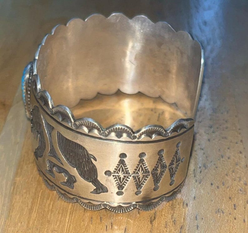 Native American Navajo Jewelry Handmade Sterling Silver Turquoise ...
