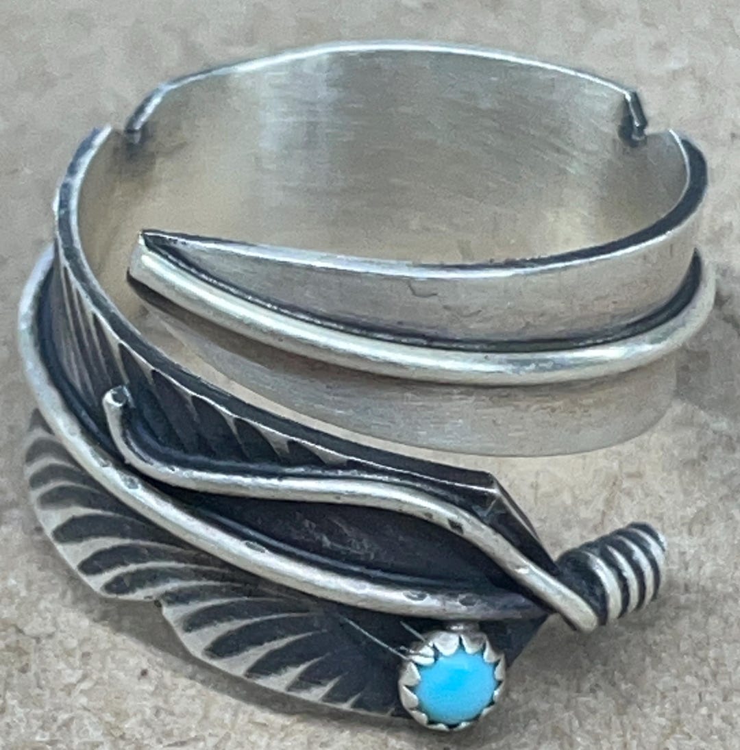 Native American Navajo Handmade Sterling Silver Adjustable Traditional ...