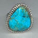 Native American Zuni Handmade Turquoise Corn Necklace Sterling Silver ...