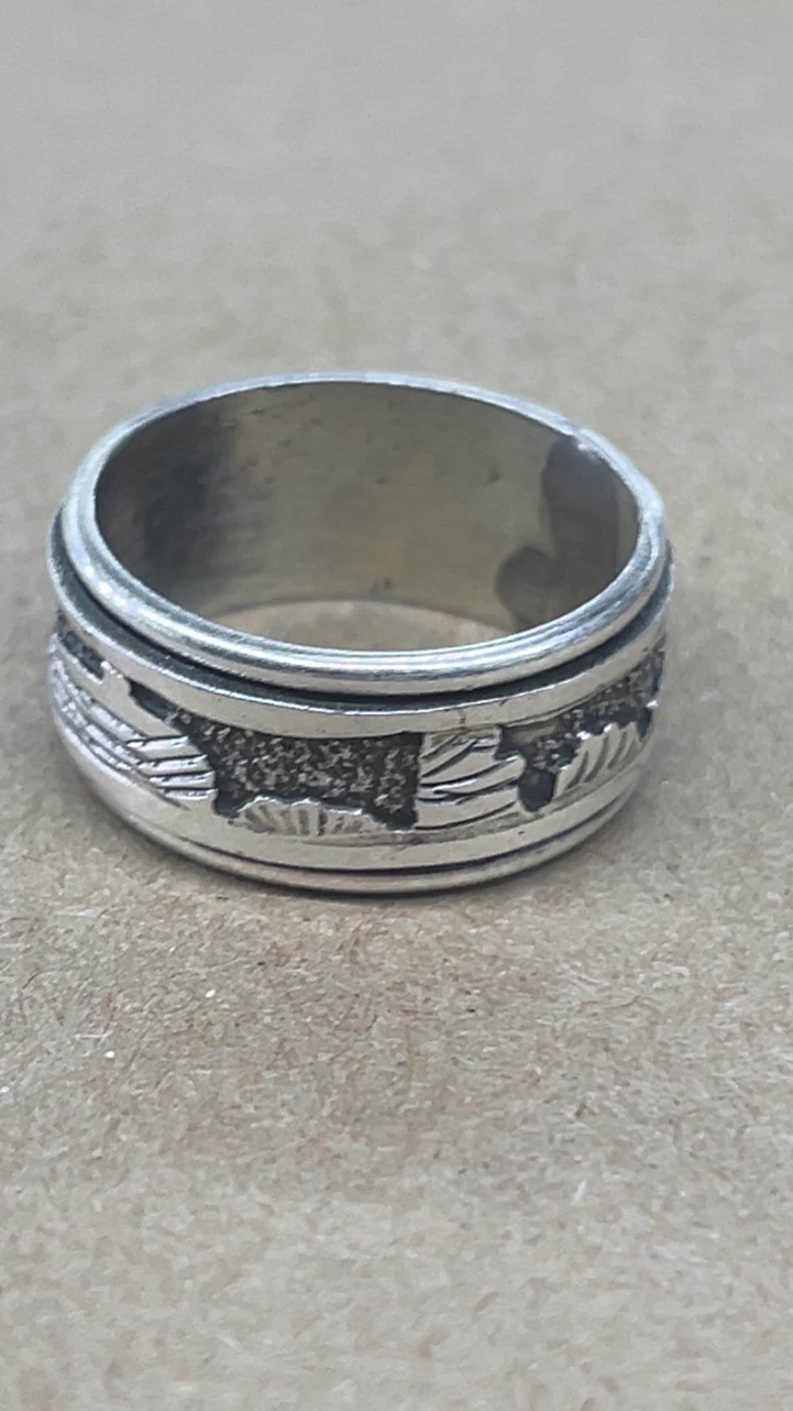 Native American Navajo Jewelry Handmade Storyteller Sterling Silver ...