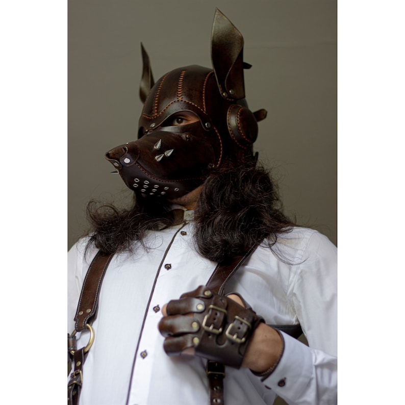 Mask Doggy, Cosplay Mask, Cyberpunk Mask - Etsy