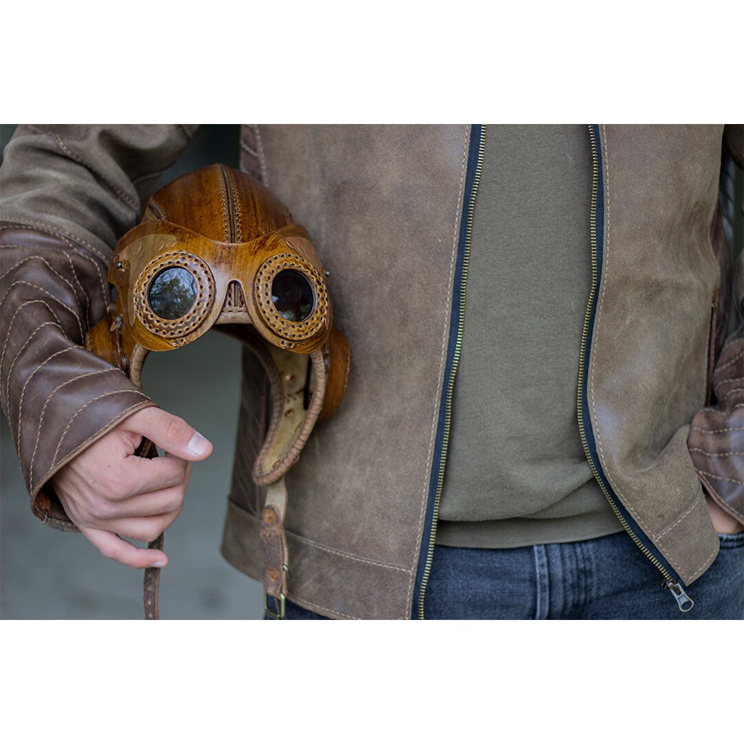 Aviator Helmet, Cosplay Mask, Cyberpunk Mask - Etsy