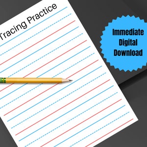 Letter Tracing Bundle Printable Alphabet Letter Tracing ABC Tracing ...