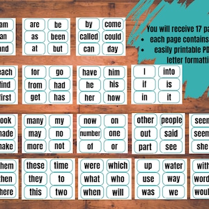 Sight Words 100 First Sight Words Printable High Frequency Words Sight ...