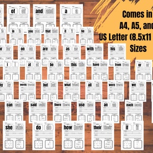 Sight Word Worksheets Sight Words 50 First Sight Words Sheets Sight ...