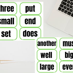 Printable Fry's Second 100 Sight Word Flashcards Prek-1st Grade Sight ...