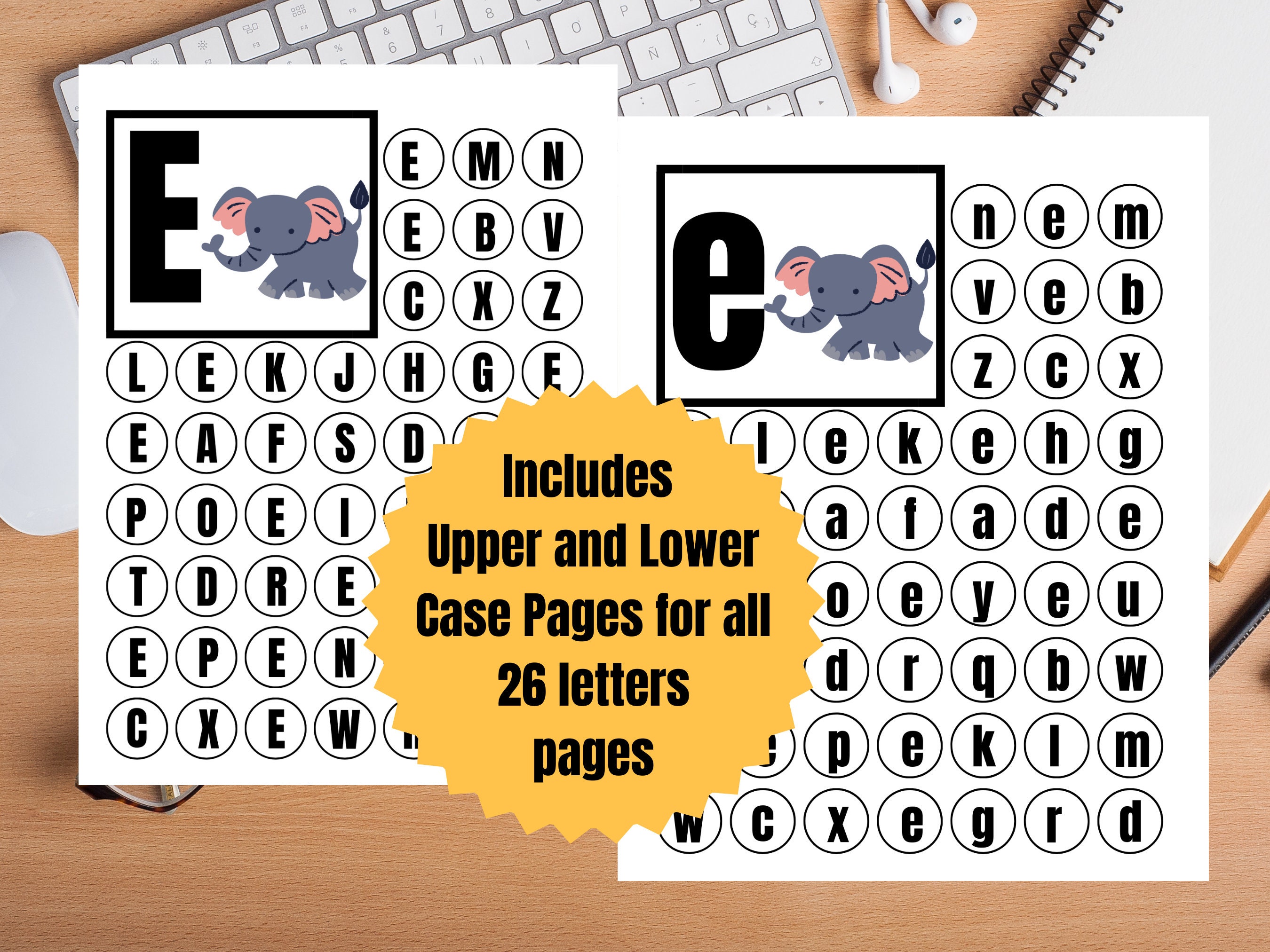 Letter Recognition Worksheets Alphabet Dot Marker Activity Preschool ...