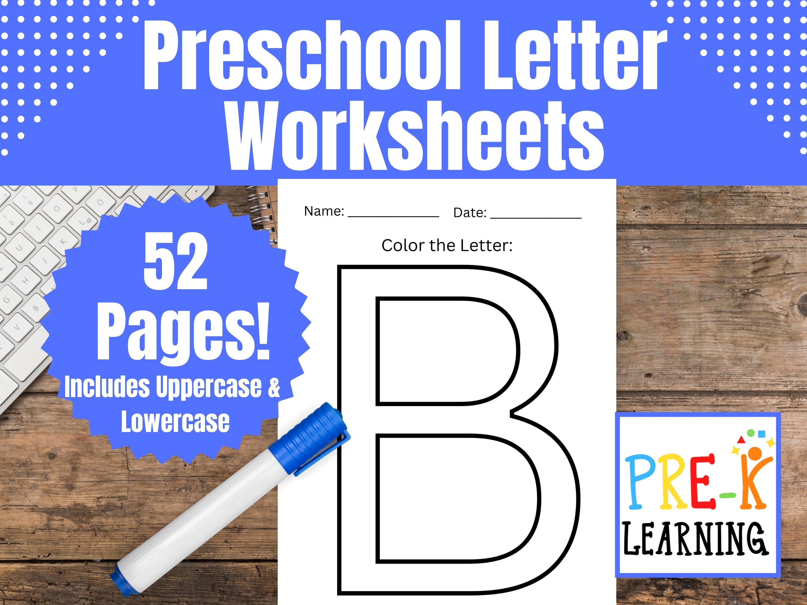 Preschool Worksheets Preschool Letter Worksheet Letter Recognition ...