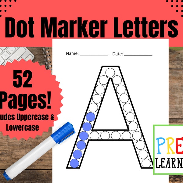 Letter Markers - Etsy