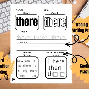 Sight Word Worksheets Sight Words 50 First Sight Words Sheets Sight ...