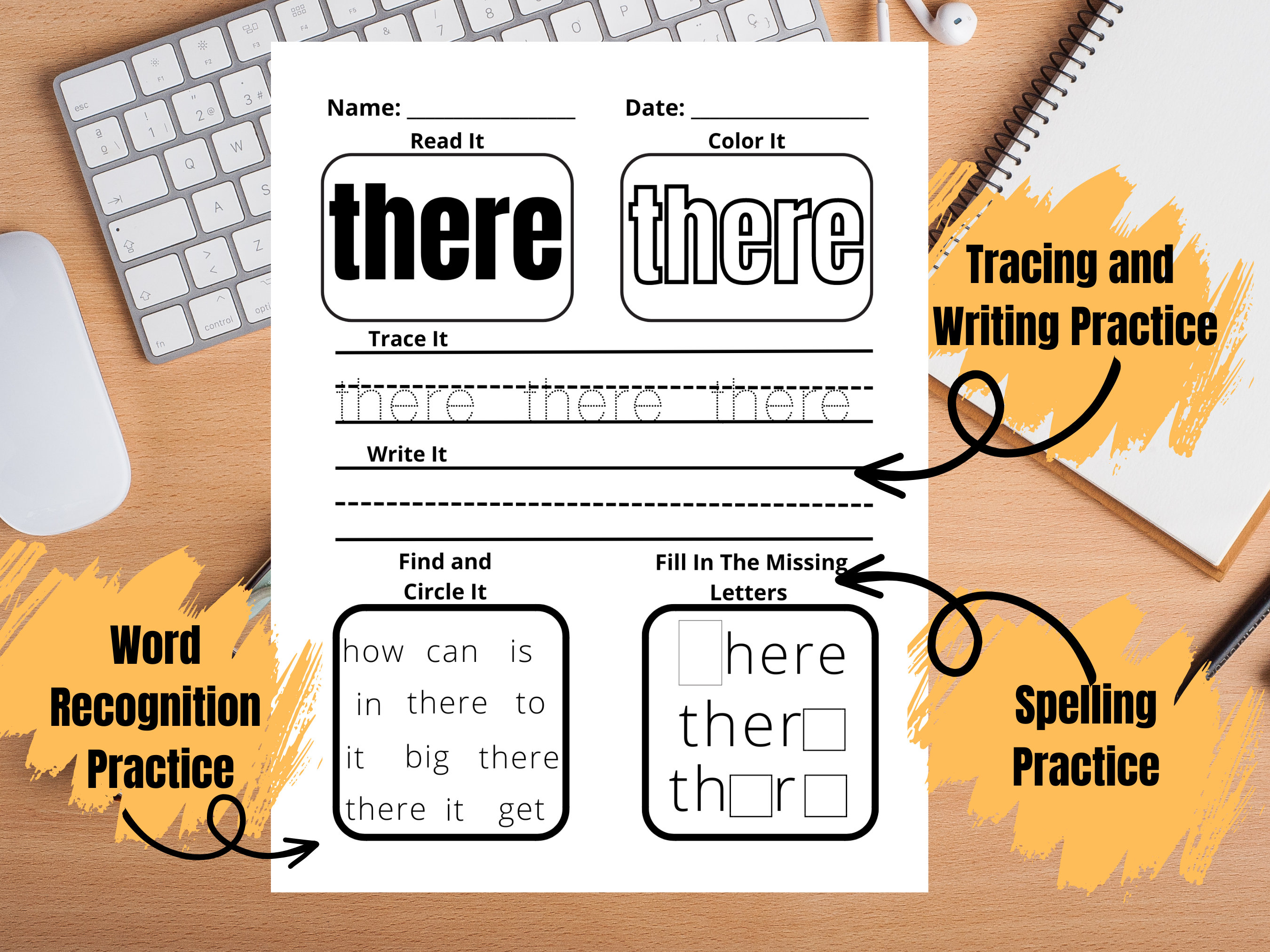 Sight Word Worksheets Sight Words 50 First Sight Words Sheets Sight ...