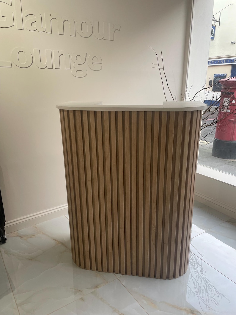 Luxury Hair Salon Reception Desk - Hand Made in UK Exhibition Stand ...