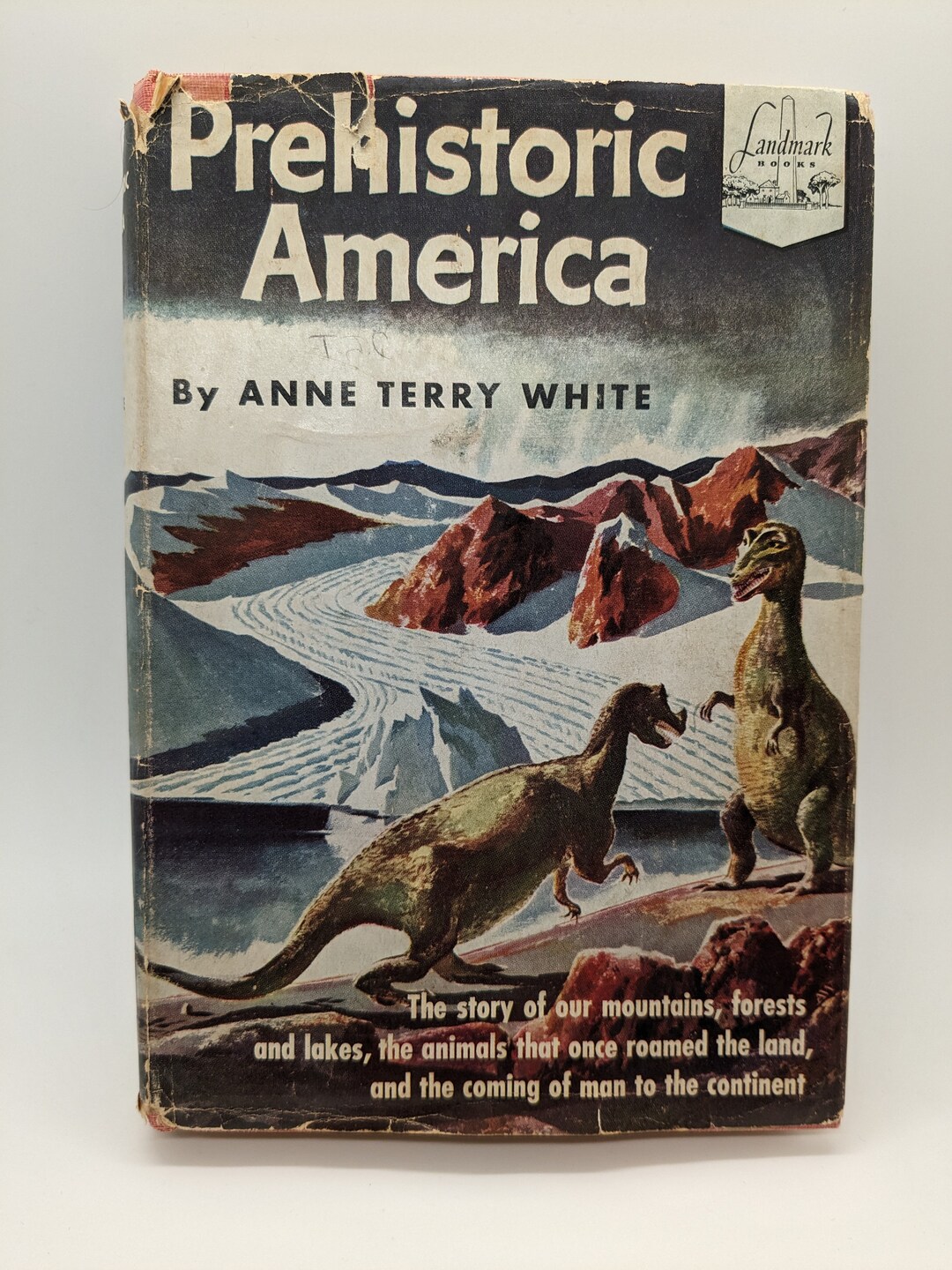 Prehistoric America Dinosaurs Vintage Paleontology Schoolbook Anne ...