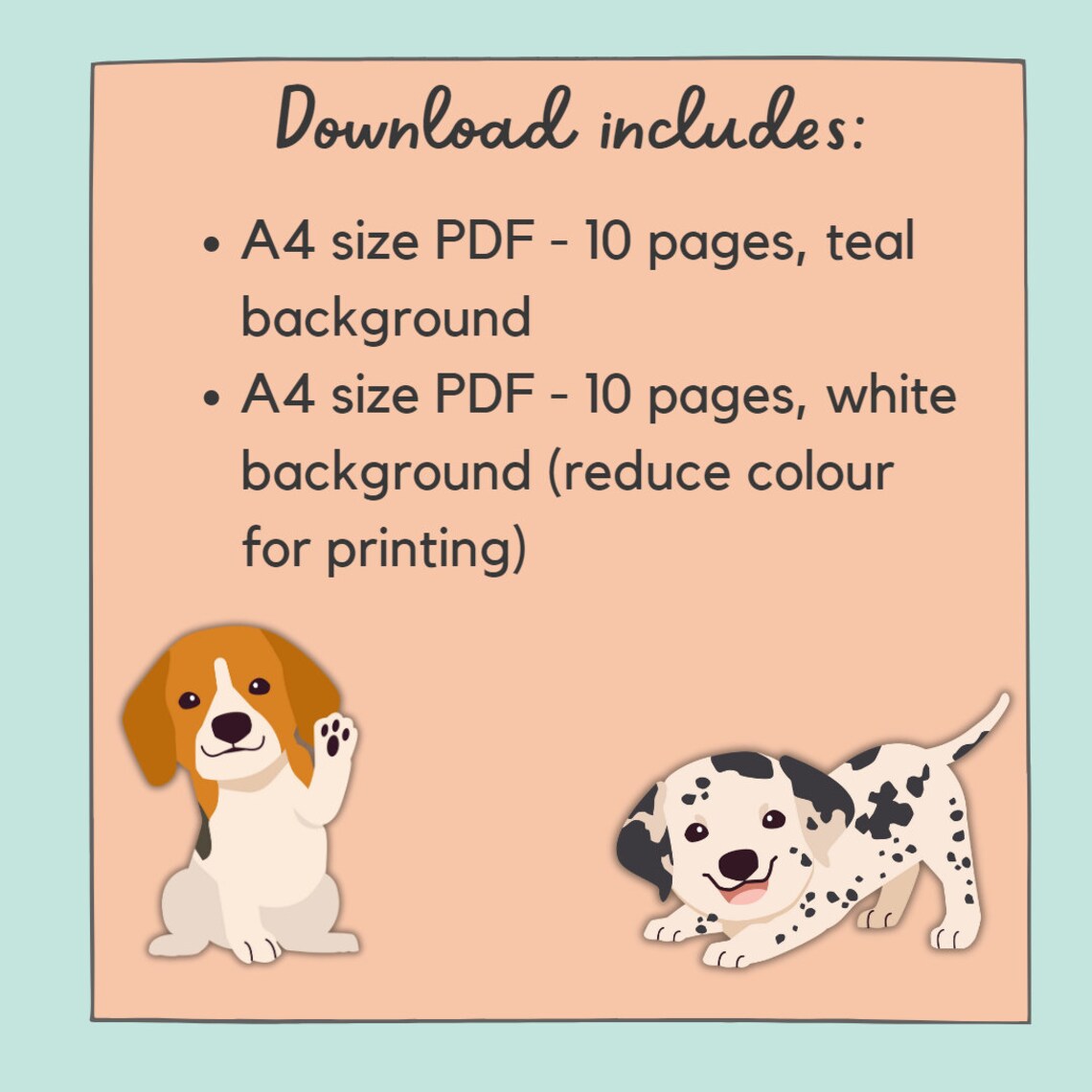 Dog Theme Planner Bundle Set of 10 Printable Pages. Planner - Etsy