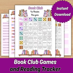 Book Club Games Bundle - Fun Ice Breakers & Meaningful Discussion ...