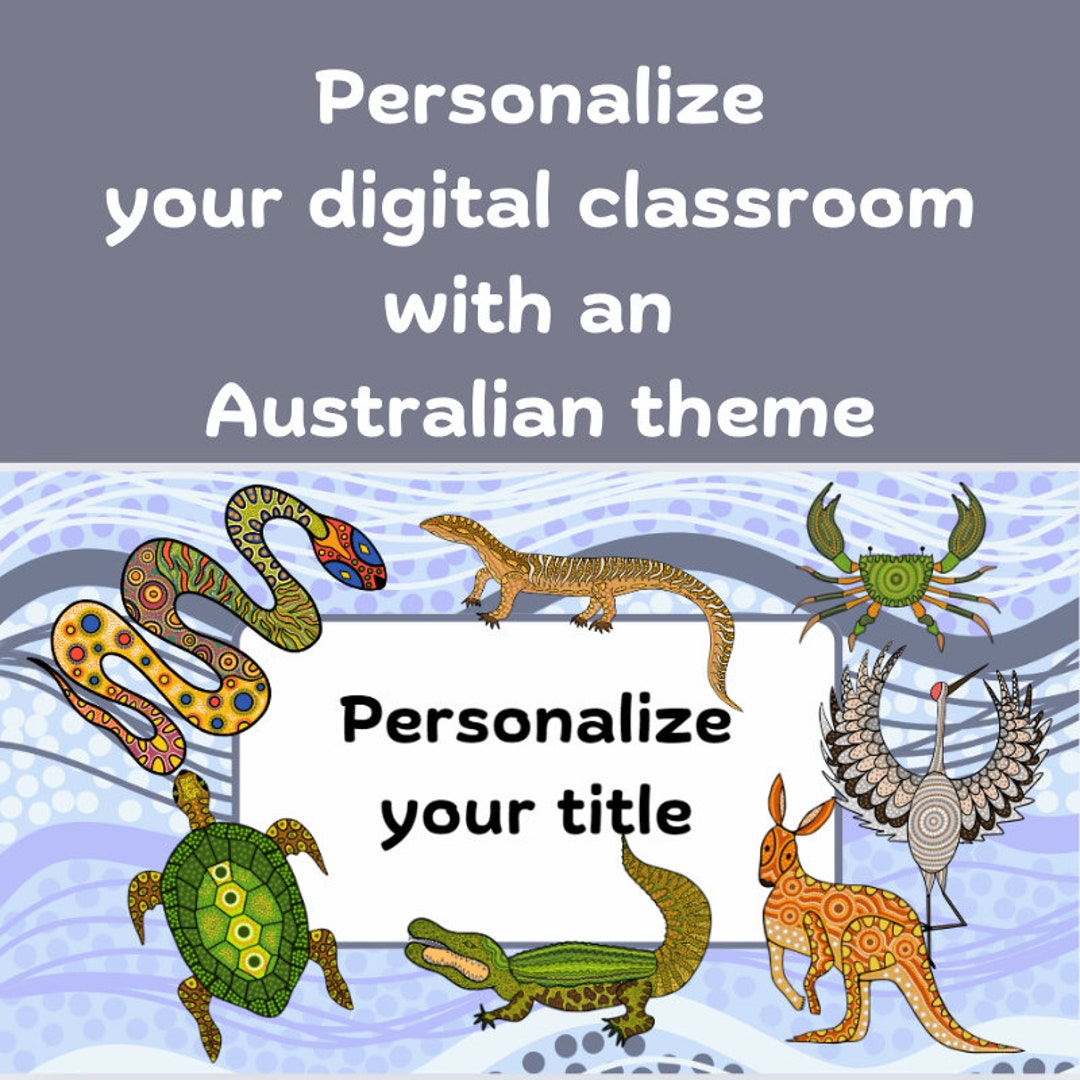Personalize Australian Theme Online Course, Canvas, LMS, Buttons ...