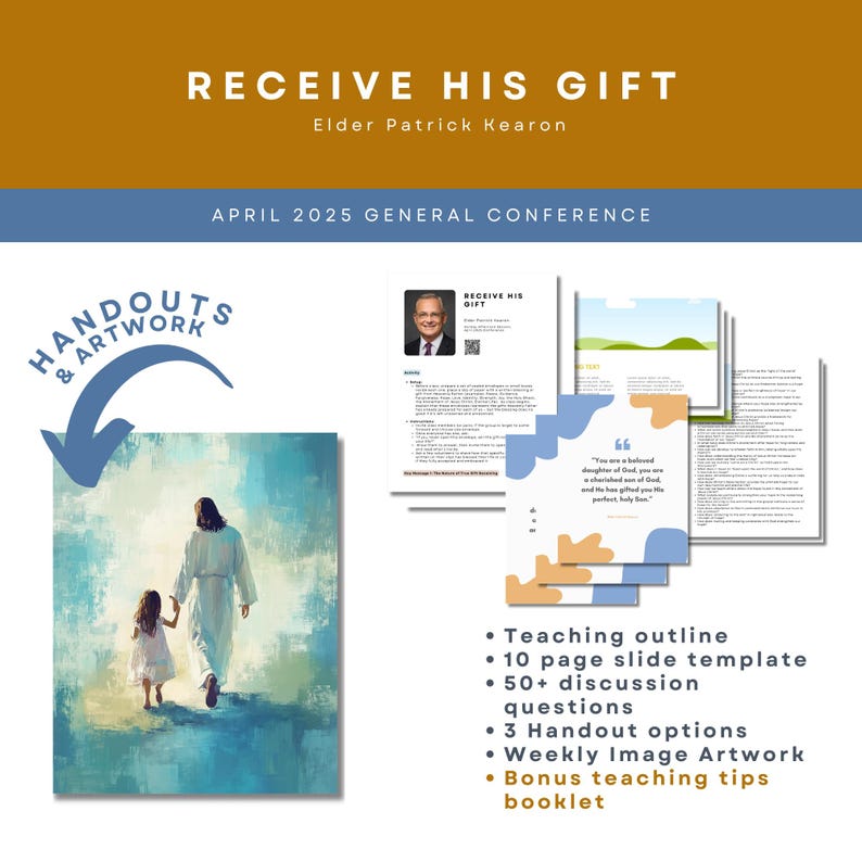 Elder Patrick Kearon - Receive His Gift - April 2025 General Conference ...