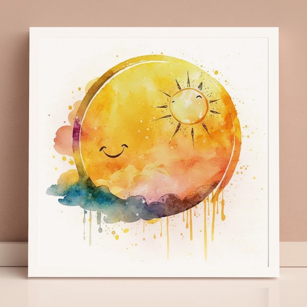 Sunshine Painting - Etsy