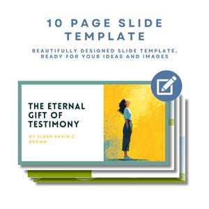 The Eternal Gift of Testimony by Elder Kevin G. Brown, October 2025 ...