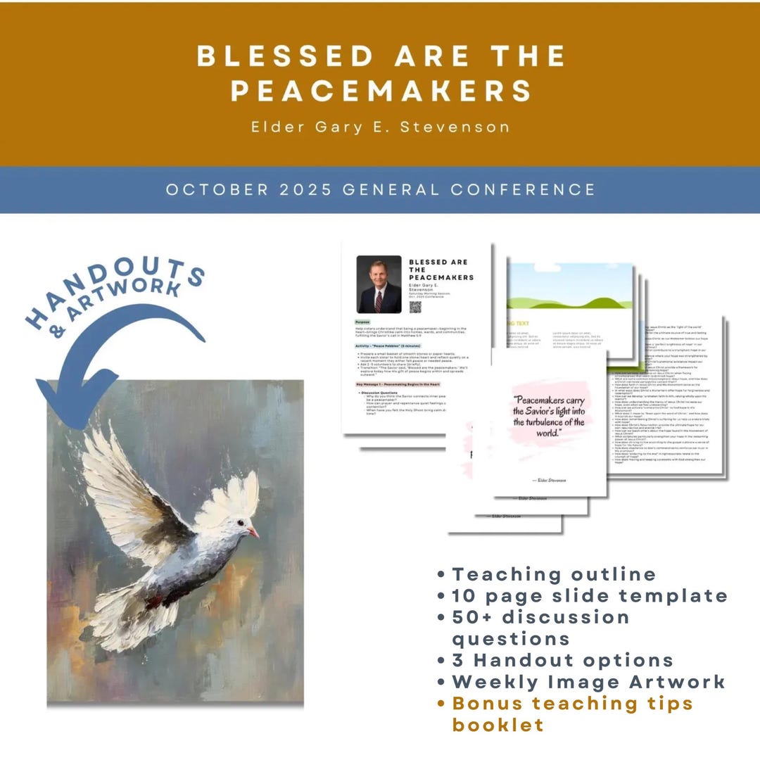 Blessed Are the Peacemakers- Elder Gary E. Stevenson- October 2025 ...