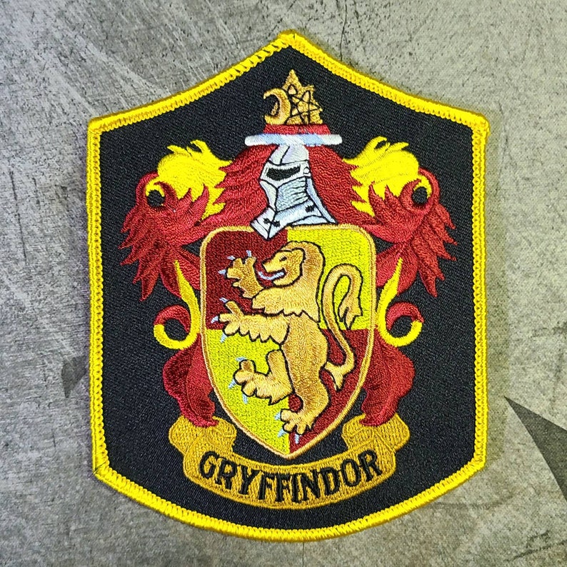 Harry Potter 6 Quidditch Gryfindor Robe Patch - Etsy