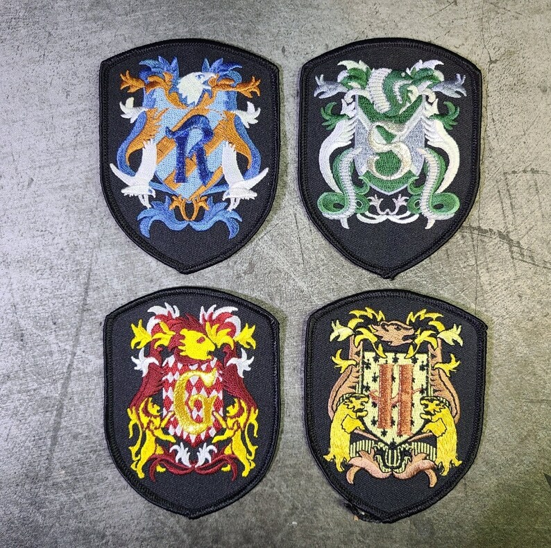 4 House Coat of Arms Crests - Etsy