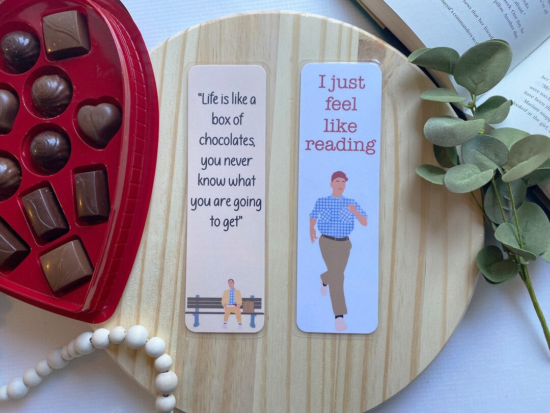 Forrest Gump Fan Art Bookmark Collection Handmade Laminated With Tassel ...