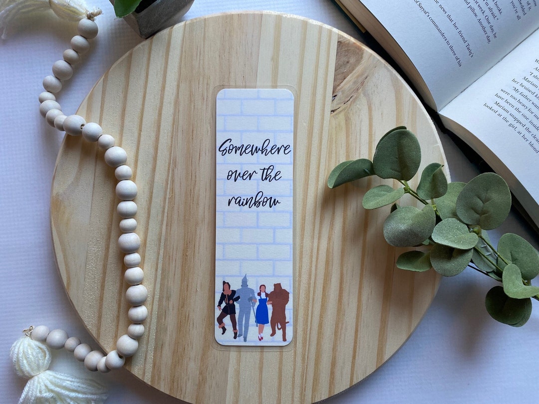 Yellow Brick Road Bookmark Over the Rainbow Handmade Laminated With ...