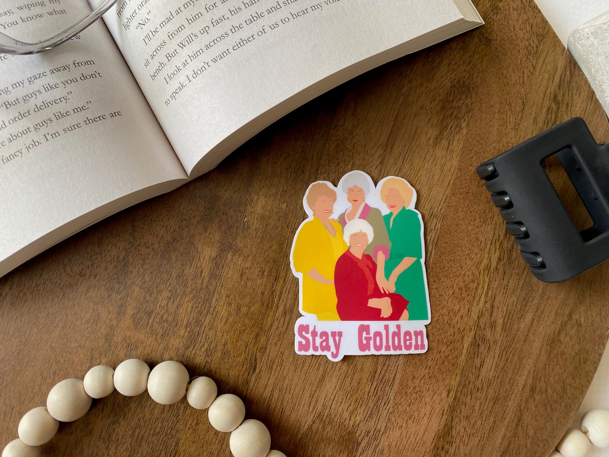 Stay Golden Sticker Movie Stickers Funny Sticker Matte - Etsy