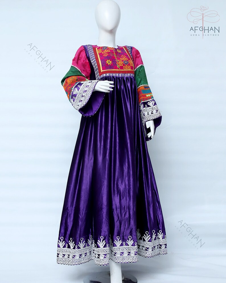 Afghan Dress Charama Dress With Handmade Work Afghan Clothes Afghan ...