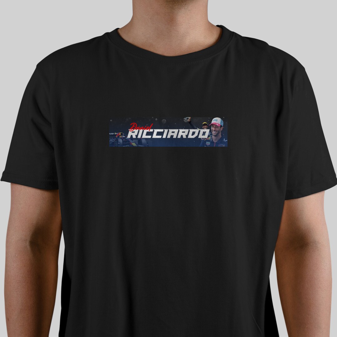 Daniel Ricciardo Red Bull Formula One Racing Box Logo Bootleg Unisex T ...