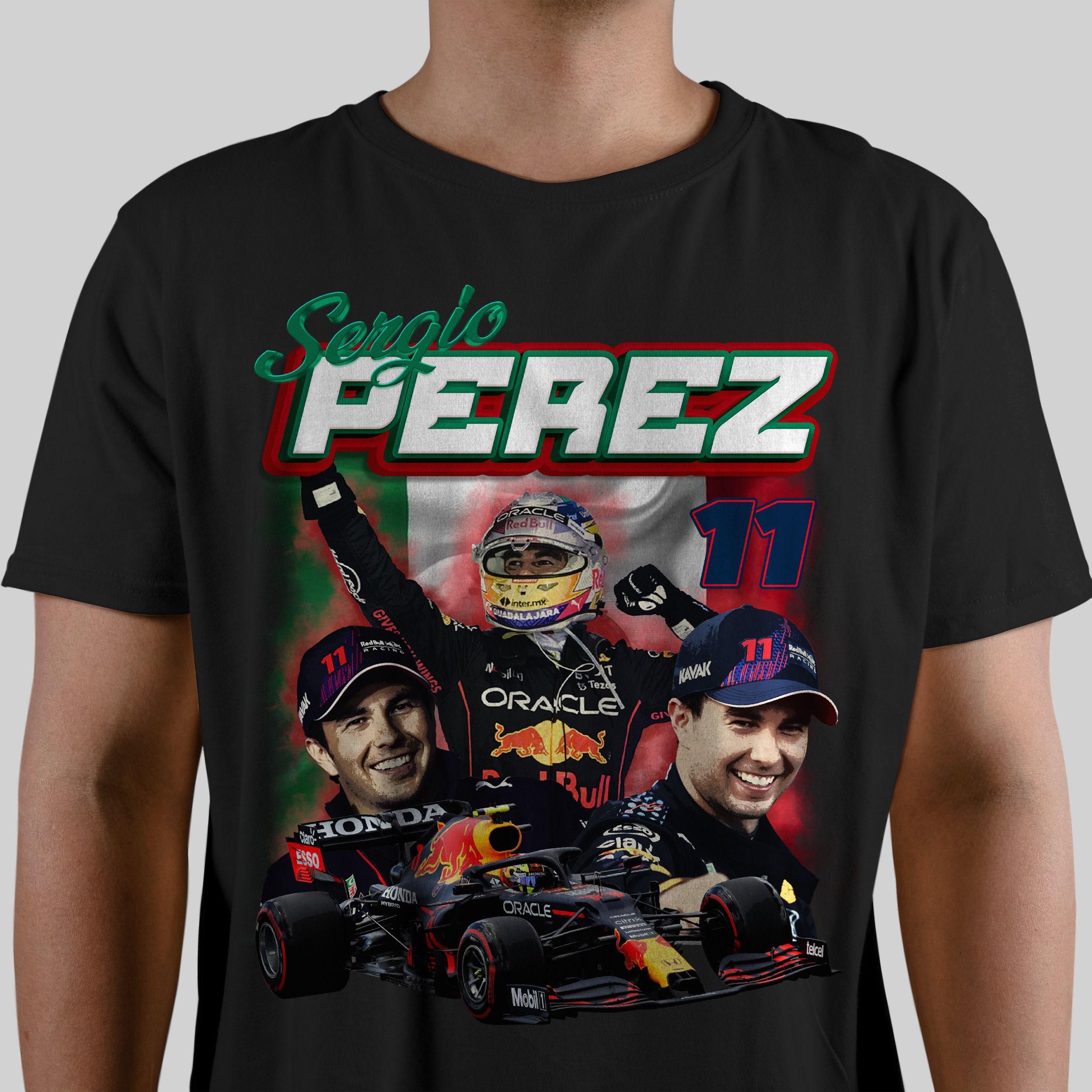 Sergio Perez 'checo' Red Bull Formula One Racing Vintage 90s Bootleg ...